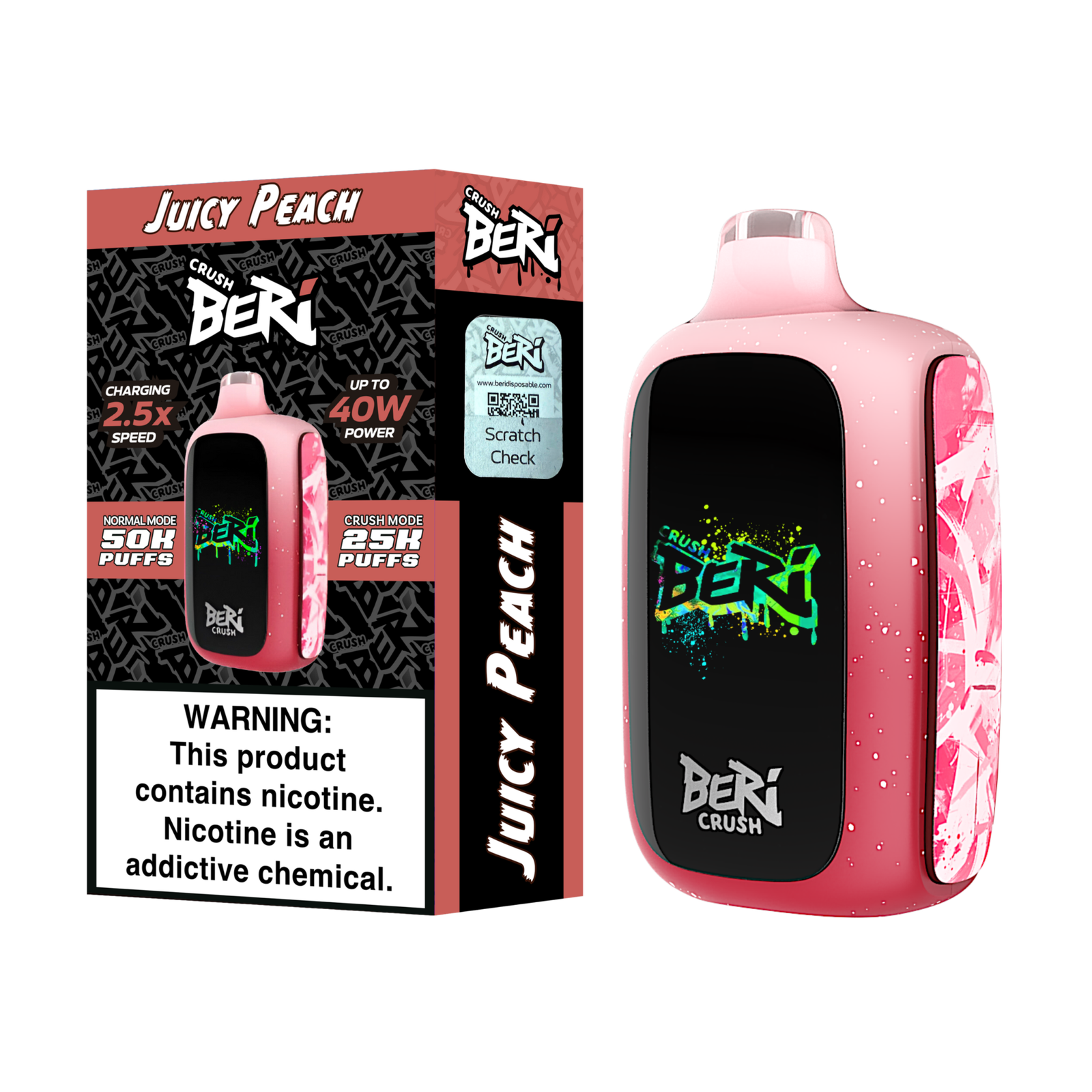 Beri Crush Vape – Premium 50K Puff Disposable Vape